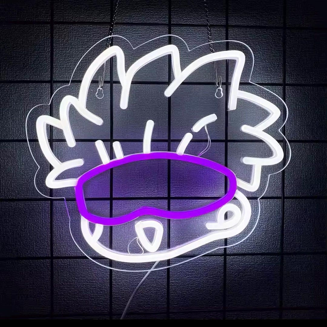 Gojo Satoru Neon LED Lamp – USB Anime Decor, Bedroom & Gaming Room ...