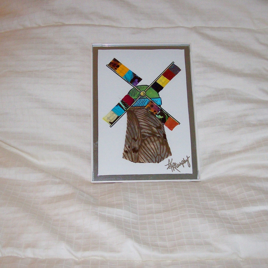 Real Butterfly Wings Framed "windmill " Collage - Etsy