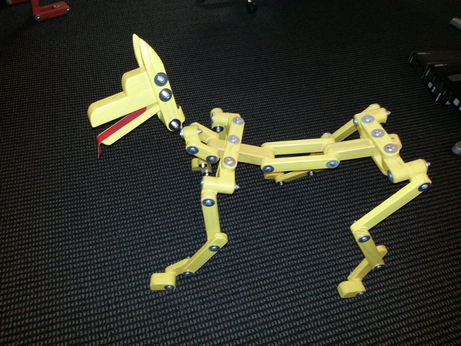 Wooden Posable Dog - Etsy