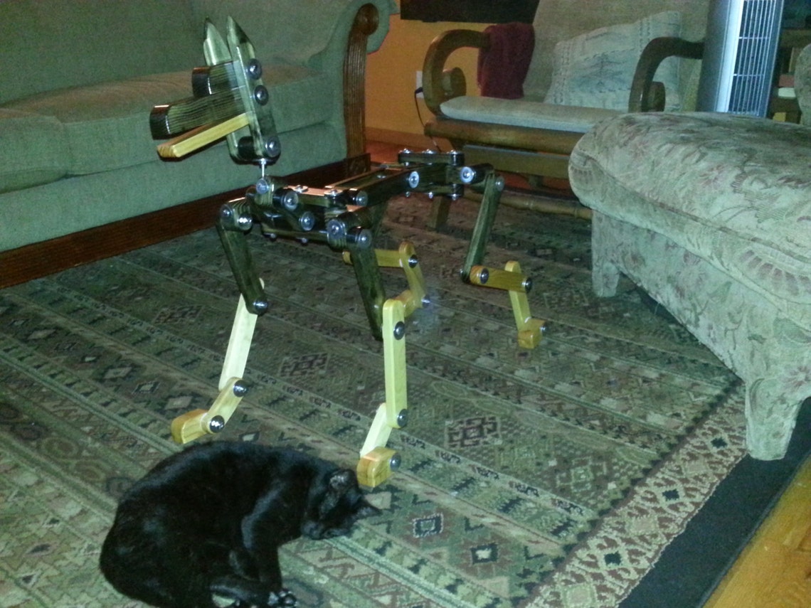 Wooden Posable Dog - Etsy