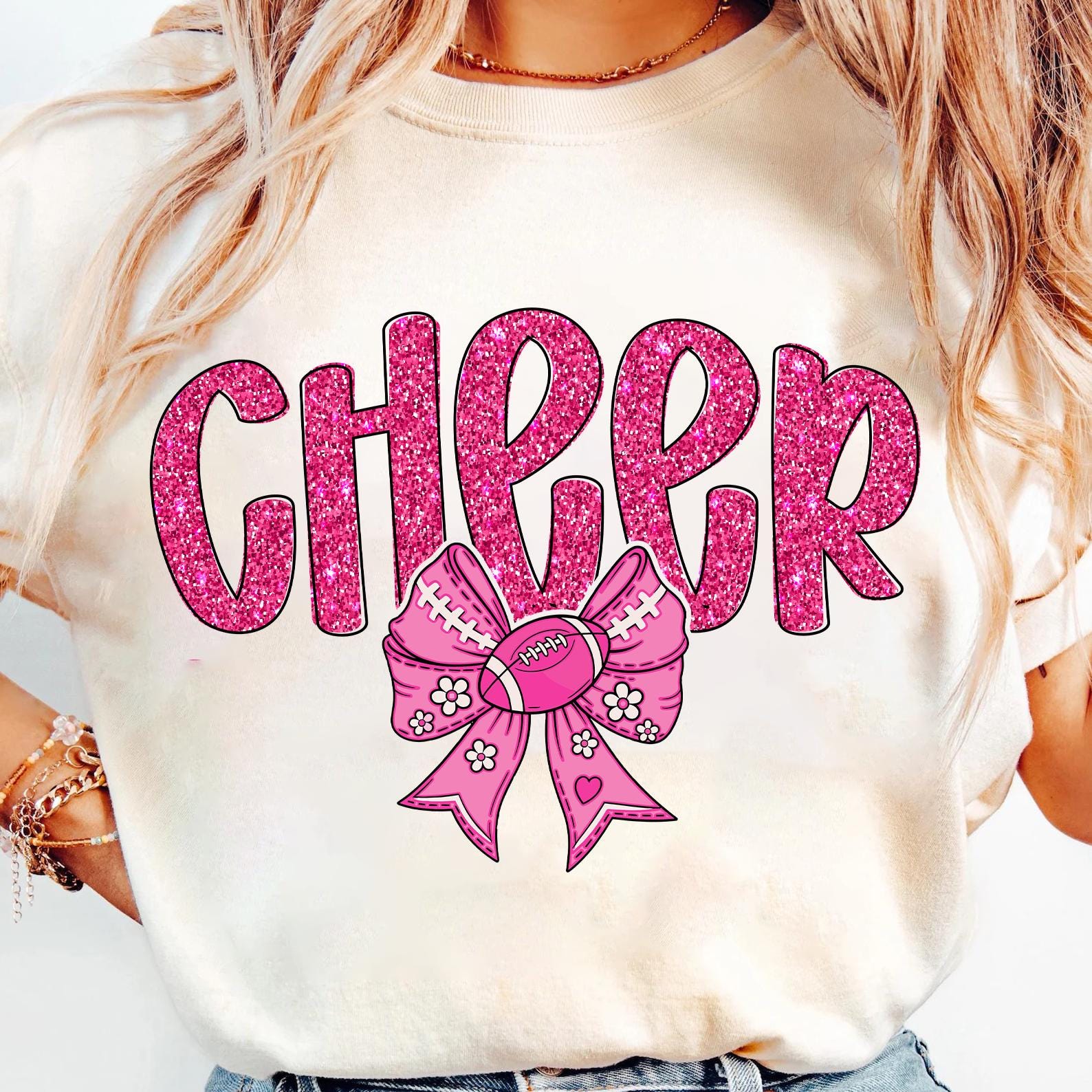 Preppy Cheer Png Svg, Football Cheer Png, Game Day Png, Football Mama ...