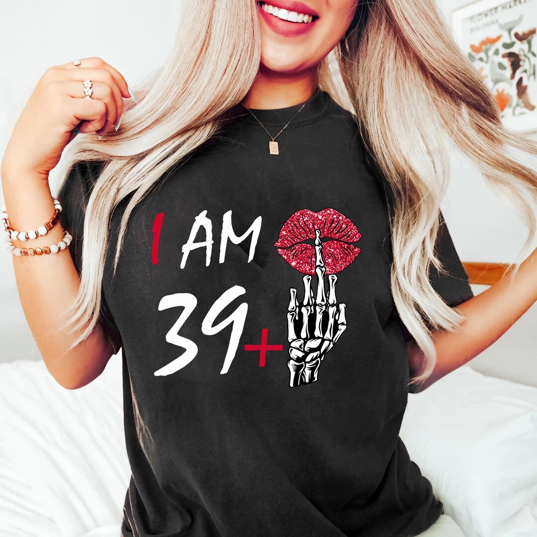 I Am 39 Plus 1 Middle Finger SVG PNG, Funny Math 40th Birthday SVG, I ...