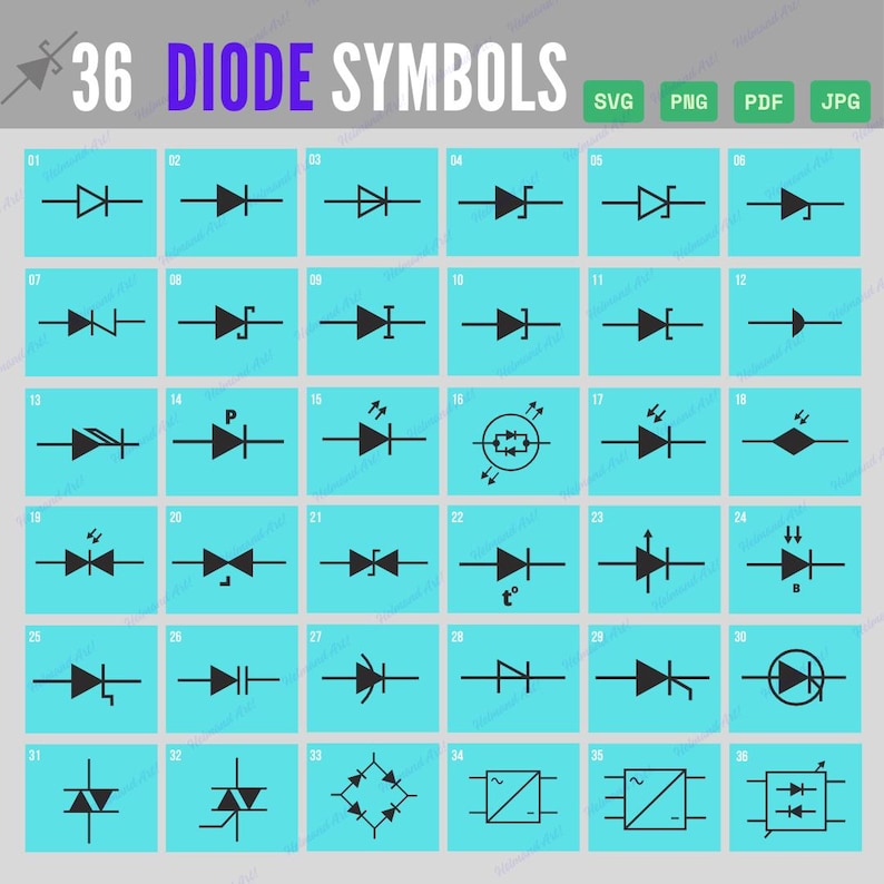 36 Diode Symbol, All Type of Diode Symbols ,electrical Symbols ...