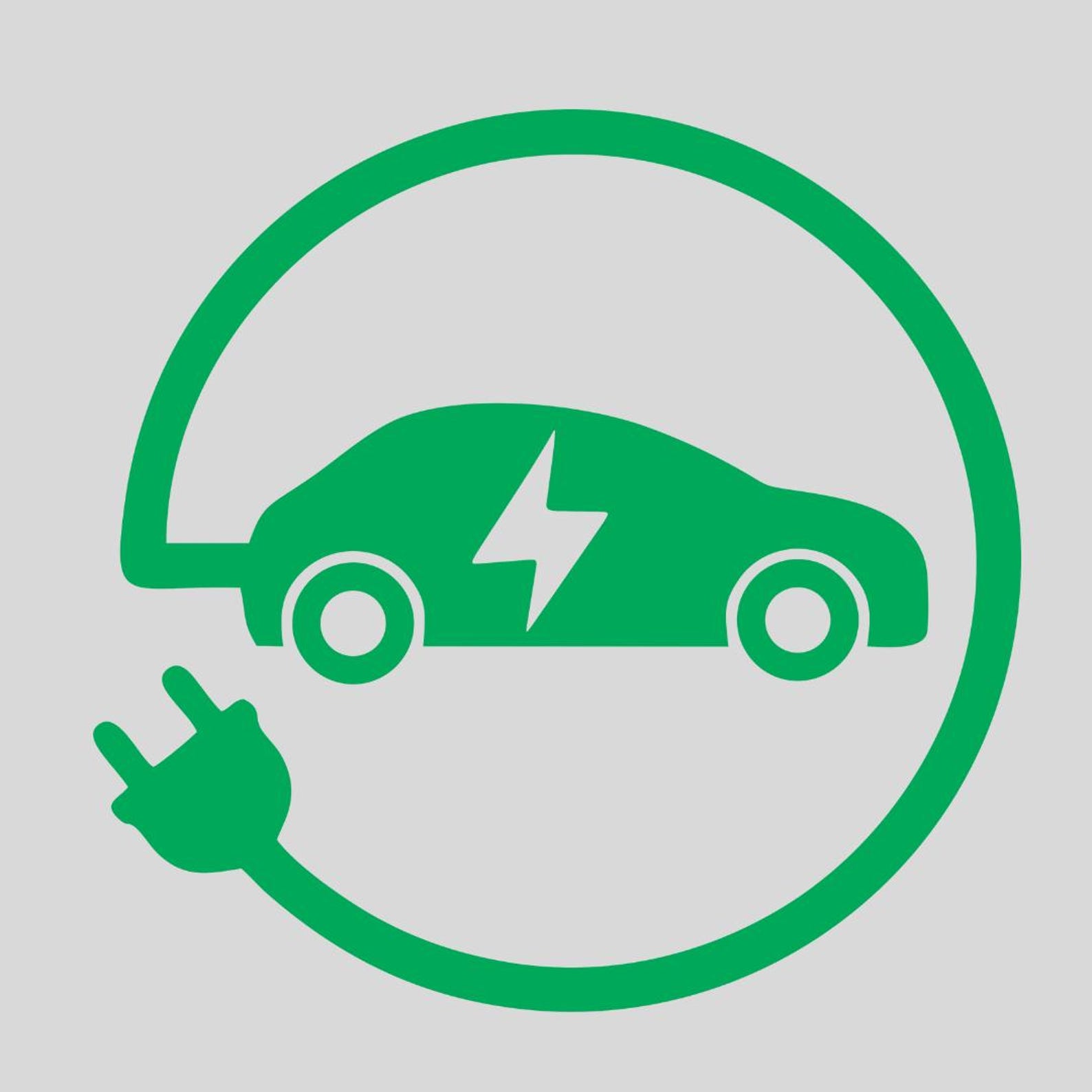 Electric Vehicle Icon SVG EV Car Charging Station Cable Png Dxf JPEG ...