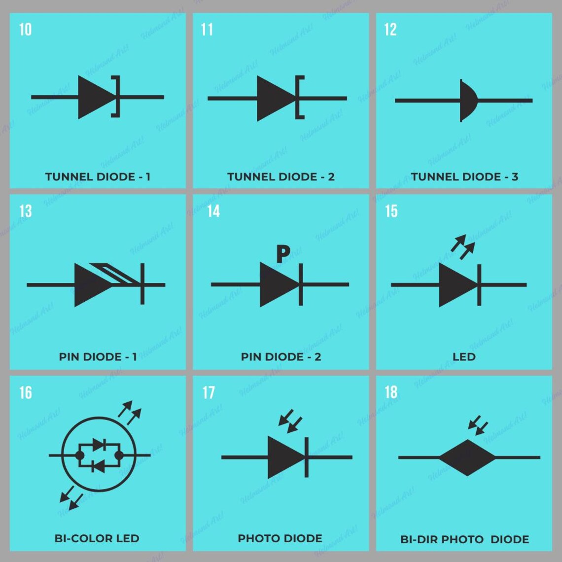 36 Diode Symbol, All Type of Diode Symbols ,electrical Symbols ...