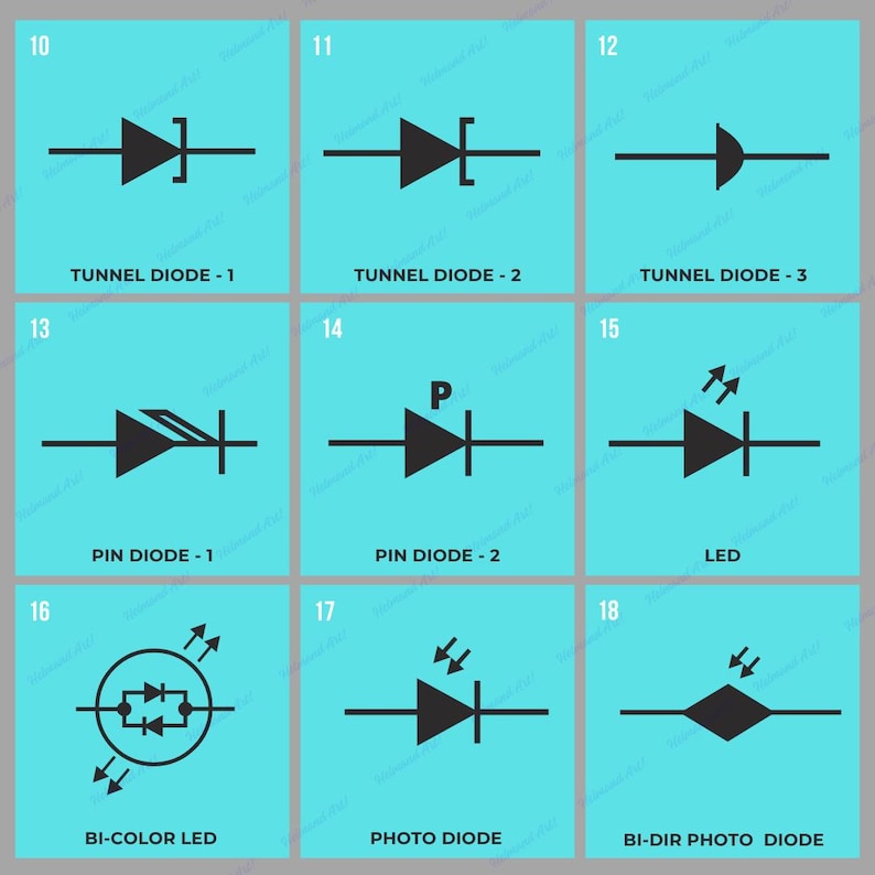 36 Diode Symbol, All Type of Diode Symbols ,electrical Symbols ...