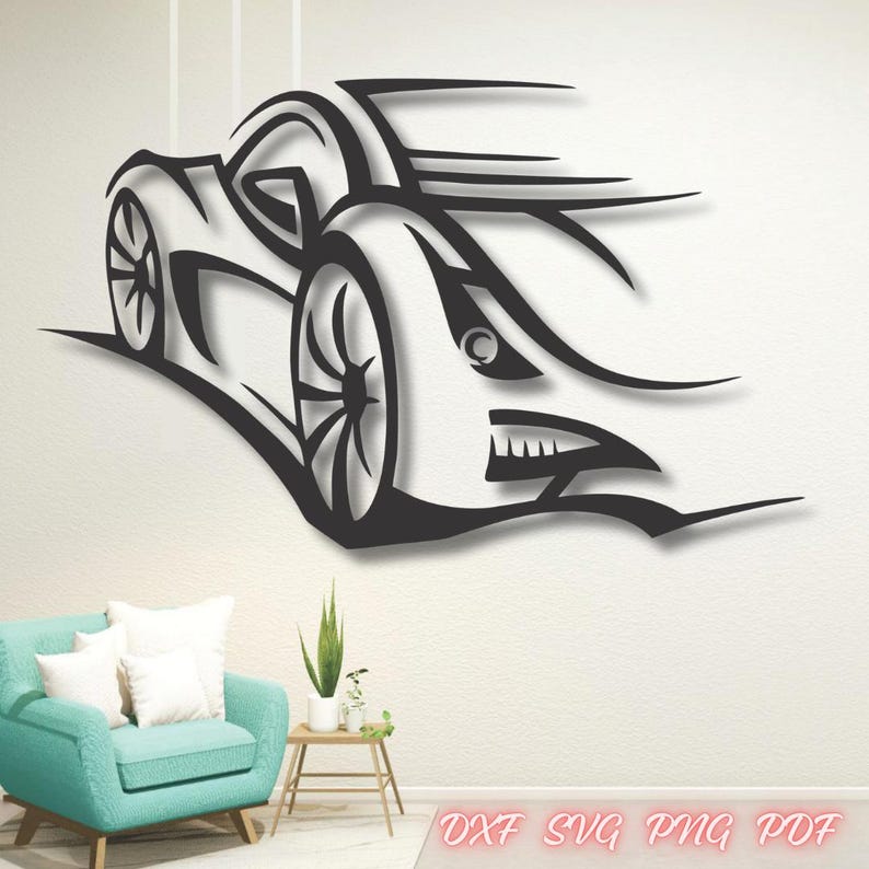 Sports Car SVG Bundle: Laser Cut Files for Cricut, Silhouette (digital ...