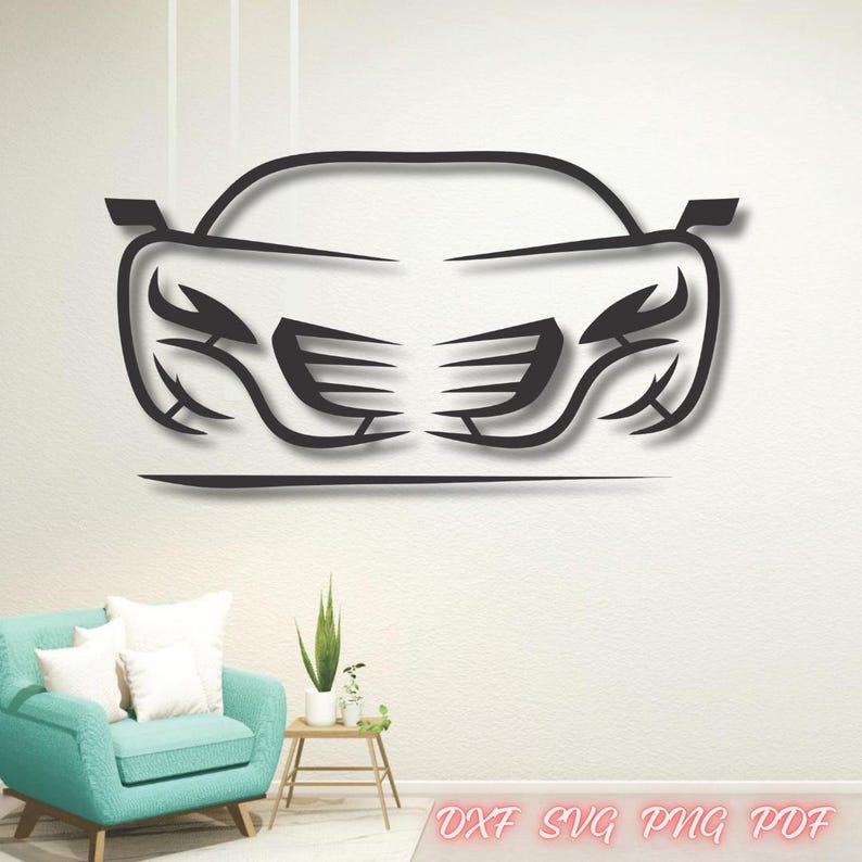 Sports Car SVG Bundle: Laser Cut Files for Cricut, Silhouette (digital ...