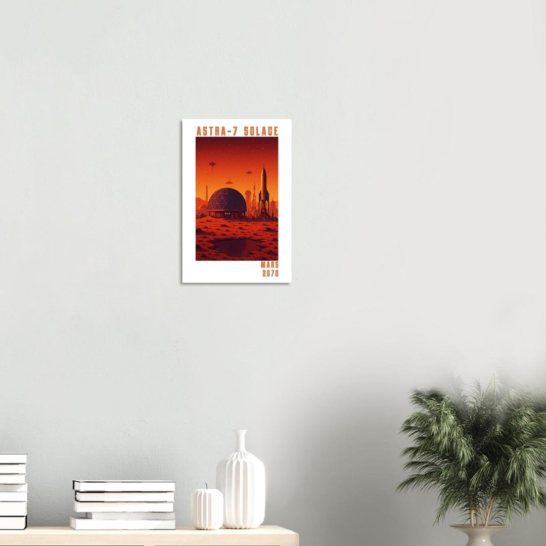 Retro Mars Colony – 2070 Sci-fi - Etsy