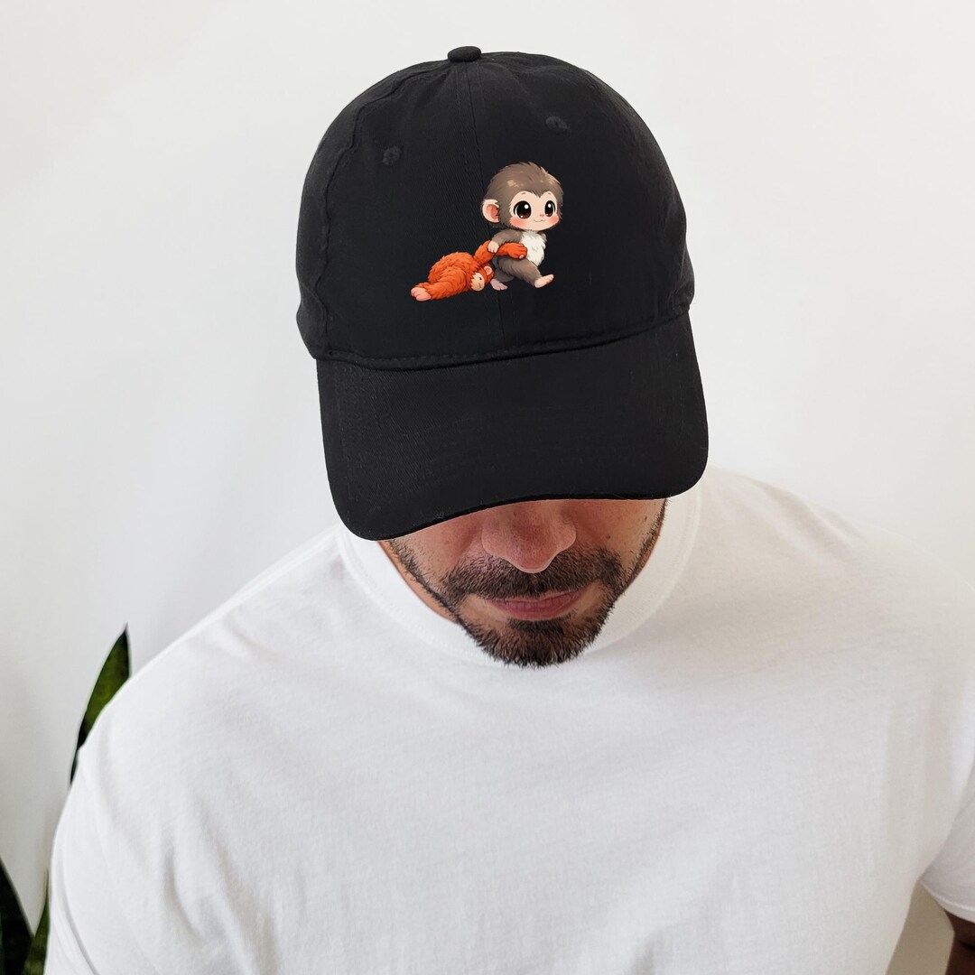 Punch the Monkey Hat | Viral Baby Macaque Cap | Kawaii Monkey Plushie ...
