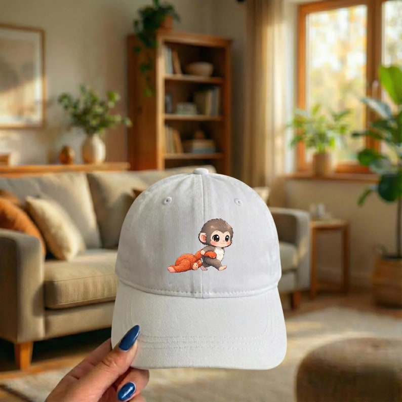 Punch the Monkey Hat | Viral Baby Macaque Cap | Kawaii Monkey Plushie ...