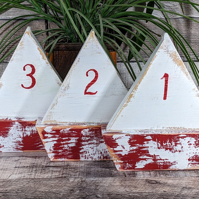 Beach Wedding Table Numbers - Etsy