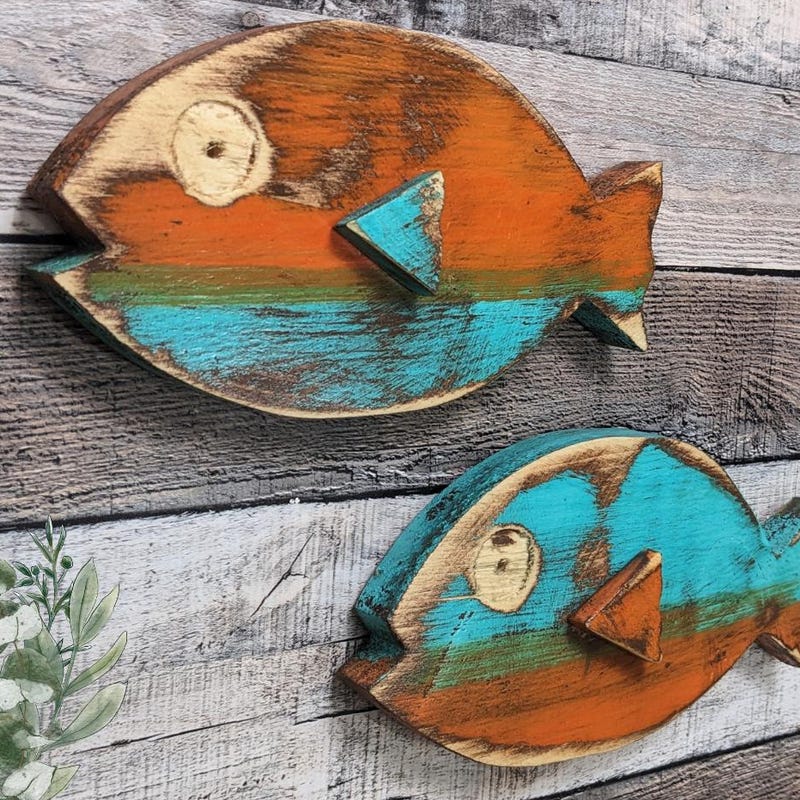 Mid Century Fish - Etsy