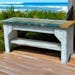 Beach House Style Indoor Coastal Bench Farmhouse Kitchen Seating ...