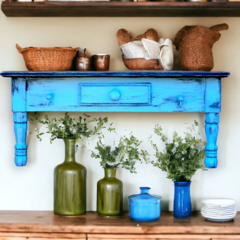 Farmhouse Wall Shelf - Etsy