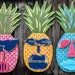 Bright Pineapple Décor 3 Piece Colorful Tiki Bar Signs - Etsy
