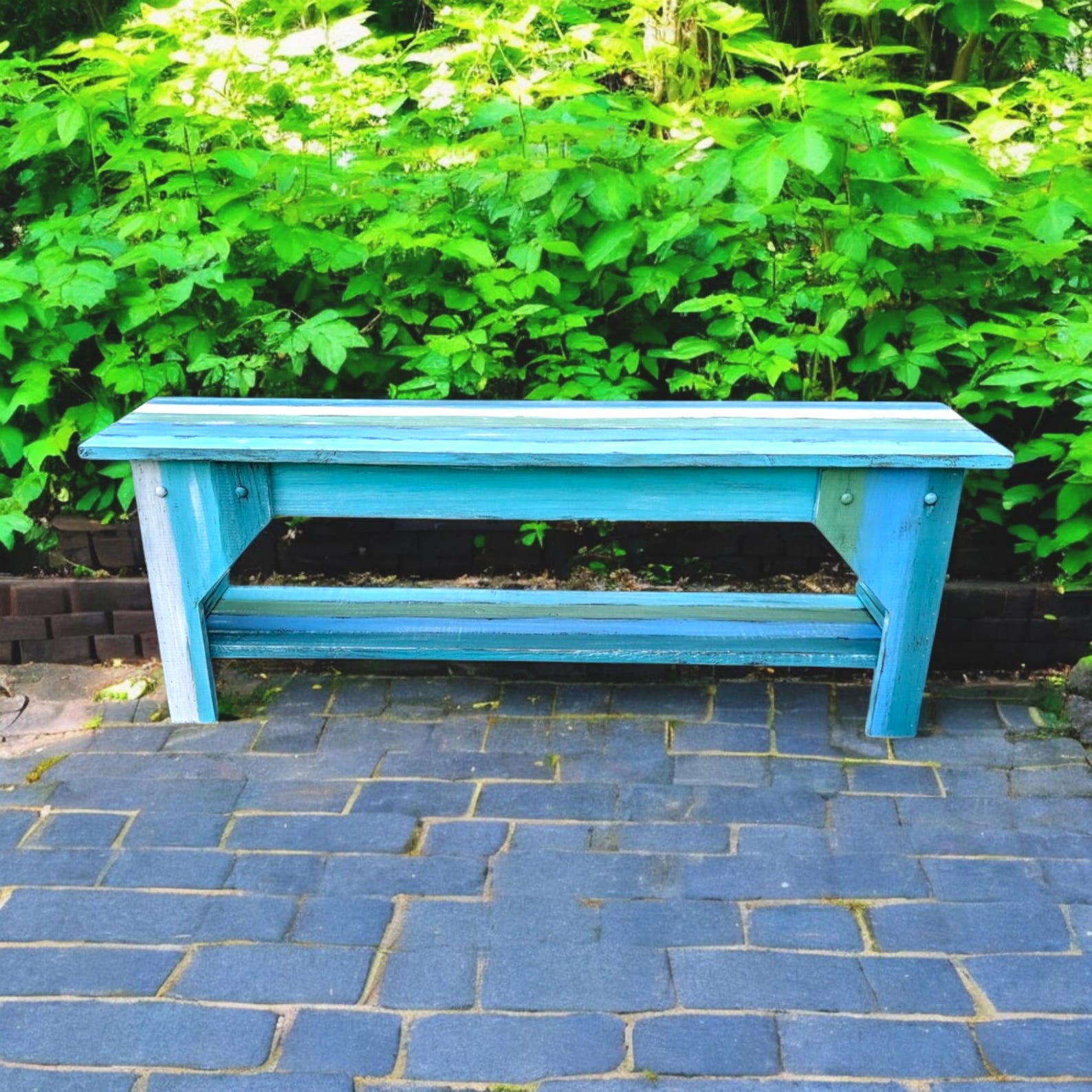 Coastal Farmhouse Furniture, Rustic Entryway Seating, Beach House Style ...