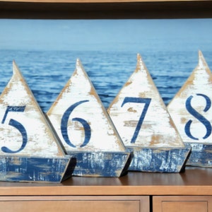Whimsical Ocean Themed Nursery Sailboat Decor, Nautical Event Table ...