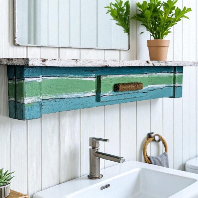 Wall Book Shelf Nautical - Etsy