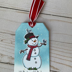 Snowman Holiday Tags, Christmas Tags, Gift Tags - Etsy