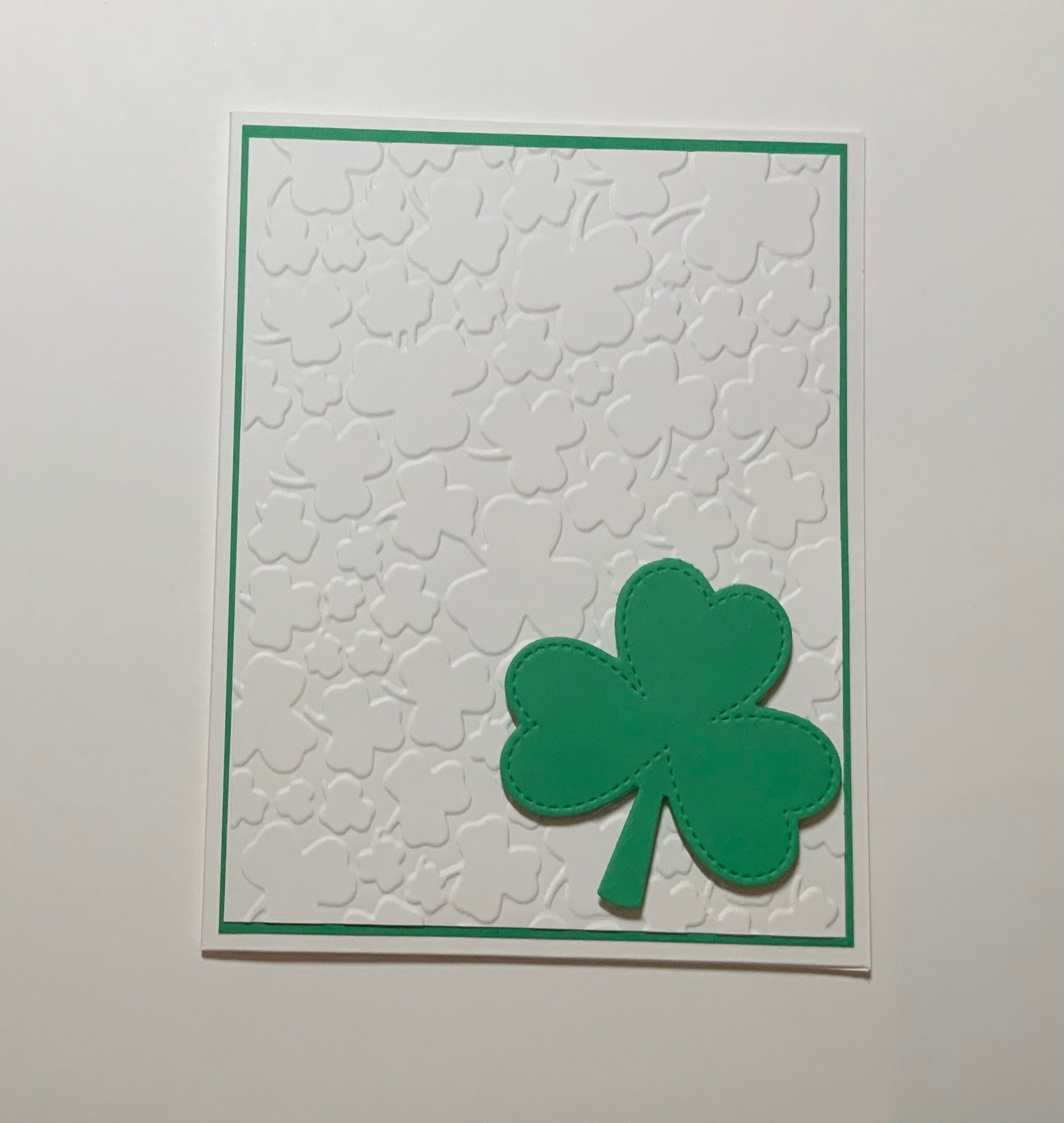 St Patricks Day Card Set, Handmade Greeting Card, Shamrock Card Set, 4 ...