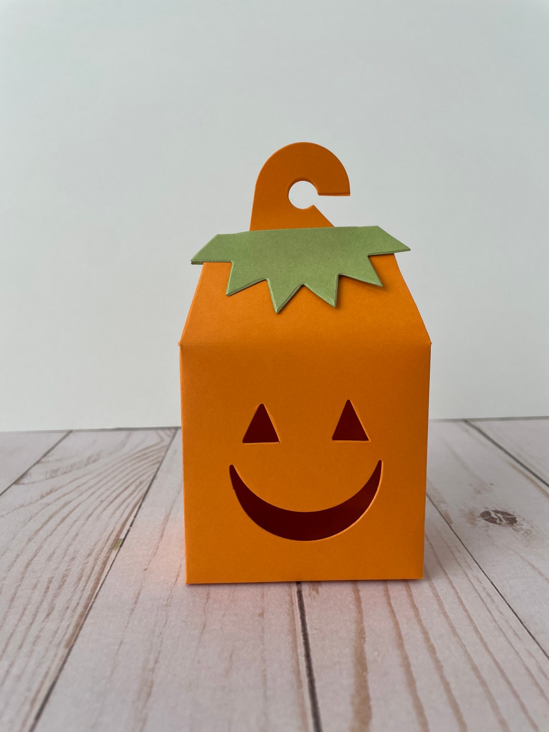 Halloween Treat Box DIY Favor Boxes Pumpkin Box Party - Etsy