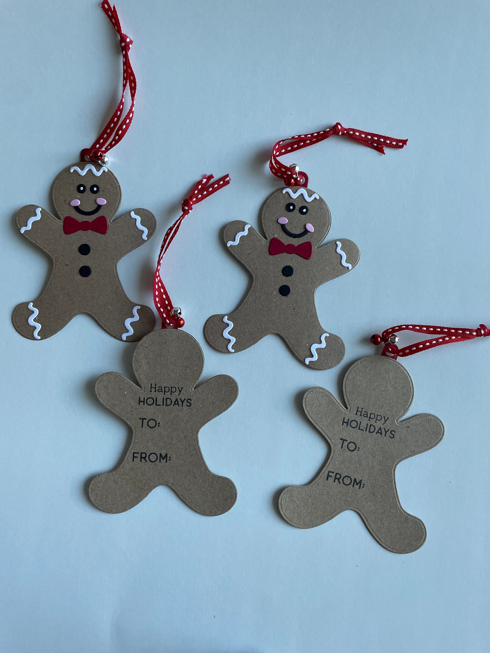 Gingerbread Man Tags Gift Tags Christmas Tags Holiday - Etsy