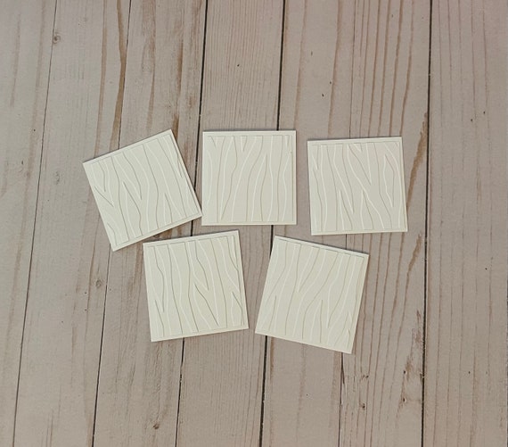 3x3 Zebra Embossed Cards Memo Cards Lunch Box Notes Thank You - Etsy