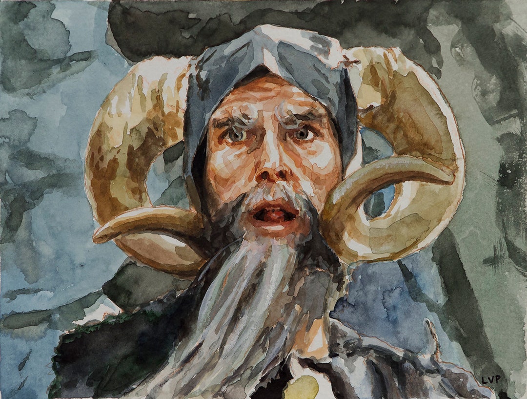 Tim the Enchanter, PRINT From Watercolor Painting - Borderless Print ...