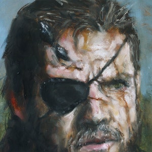 Big Boss, Print From Original Painting - Venom Snake MGSV- Direct From ...