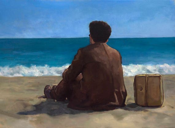 Barton Fink PRINT From Oil Painting With Multiple Sizes John | Etsy