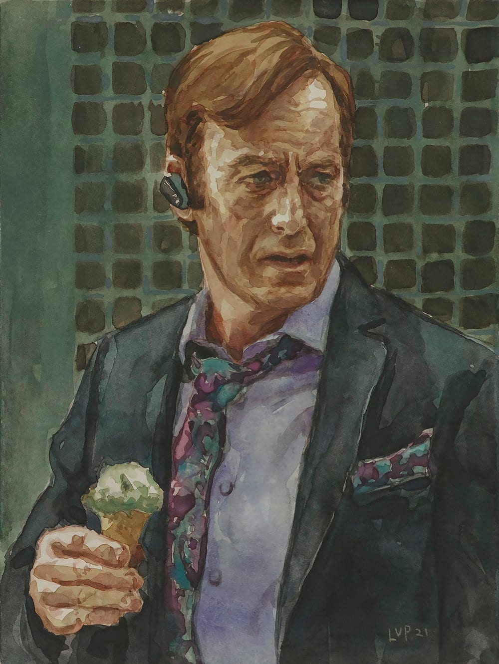 Saul Goodman PRINT From Watercolor Painting Better Call - Etsy Canada