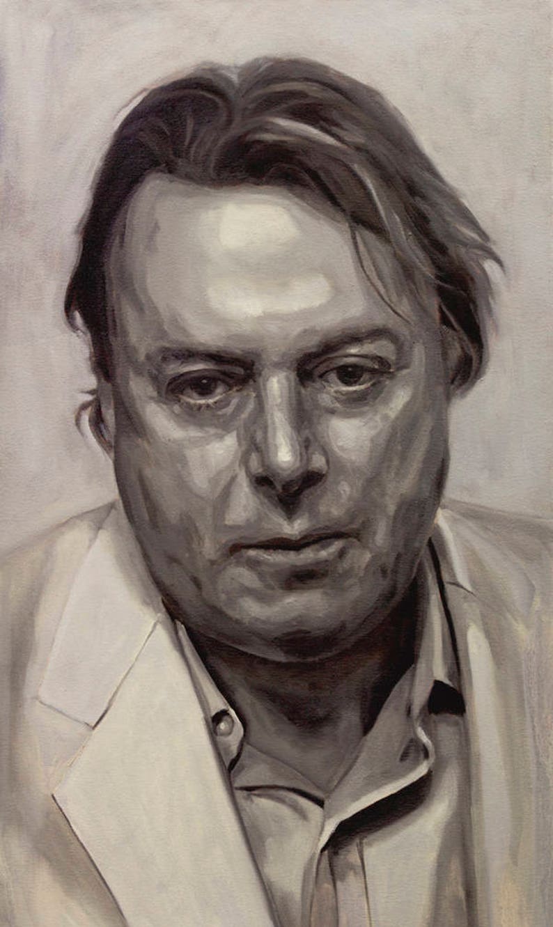 Christopher Hitchens, PRINT From Oil Painting - Fine Art Prints- Direct ...