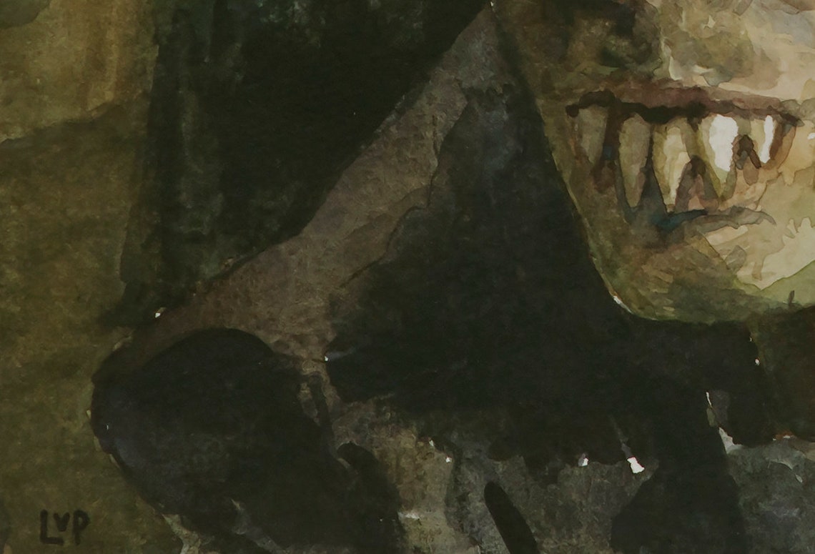 Petyr the Vampire, PRINT From Painting - Fine Art Prints - What We Do ...
