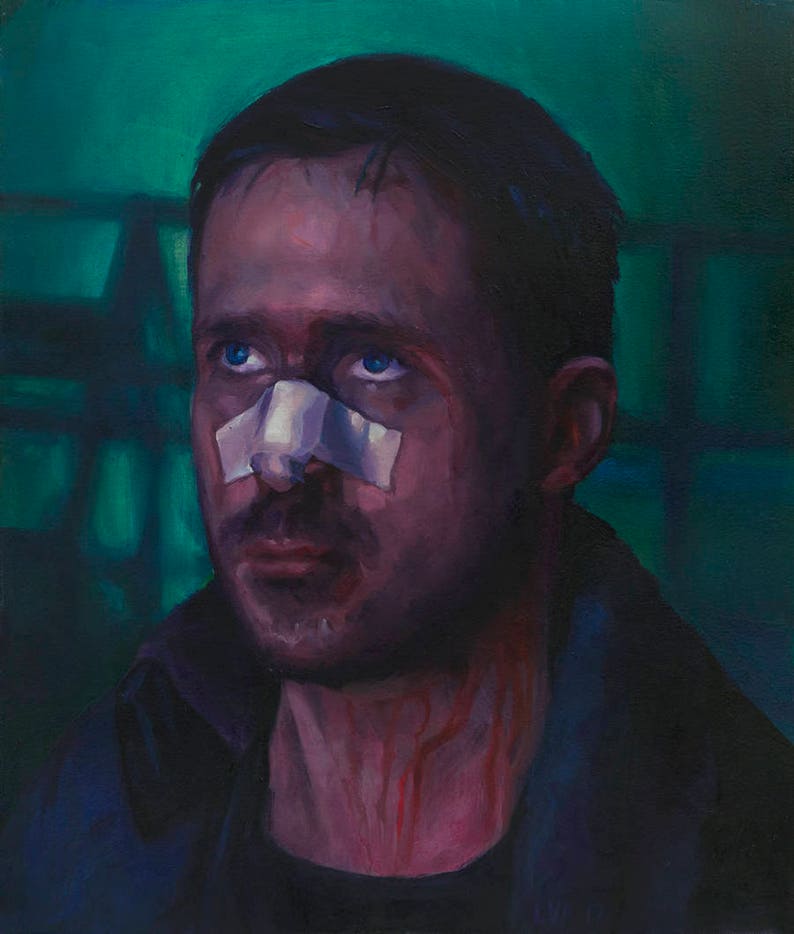 Blade Runner 2049 K Oil Painting | Etsy