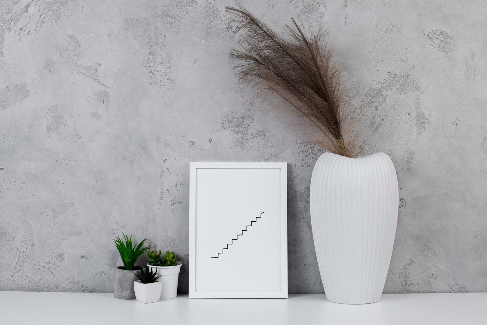 10 Minimalist Ink Art Prints – Black & White Line Drawings, Calm Wall ...