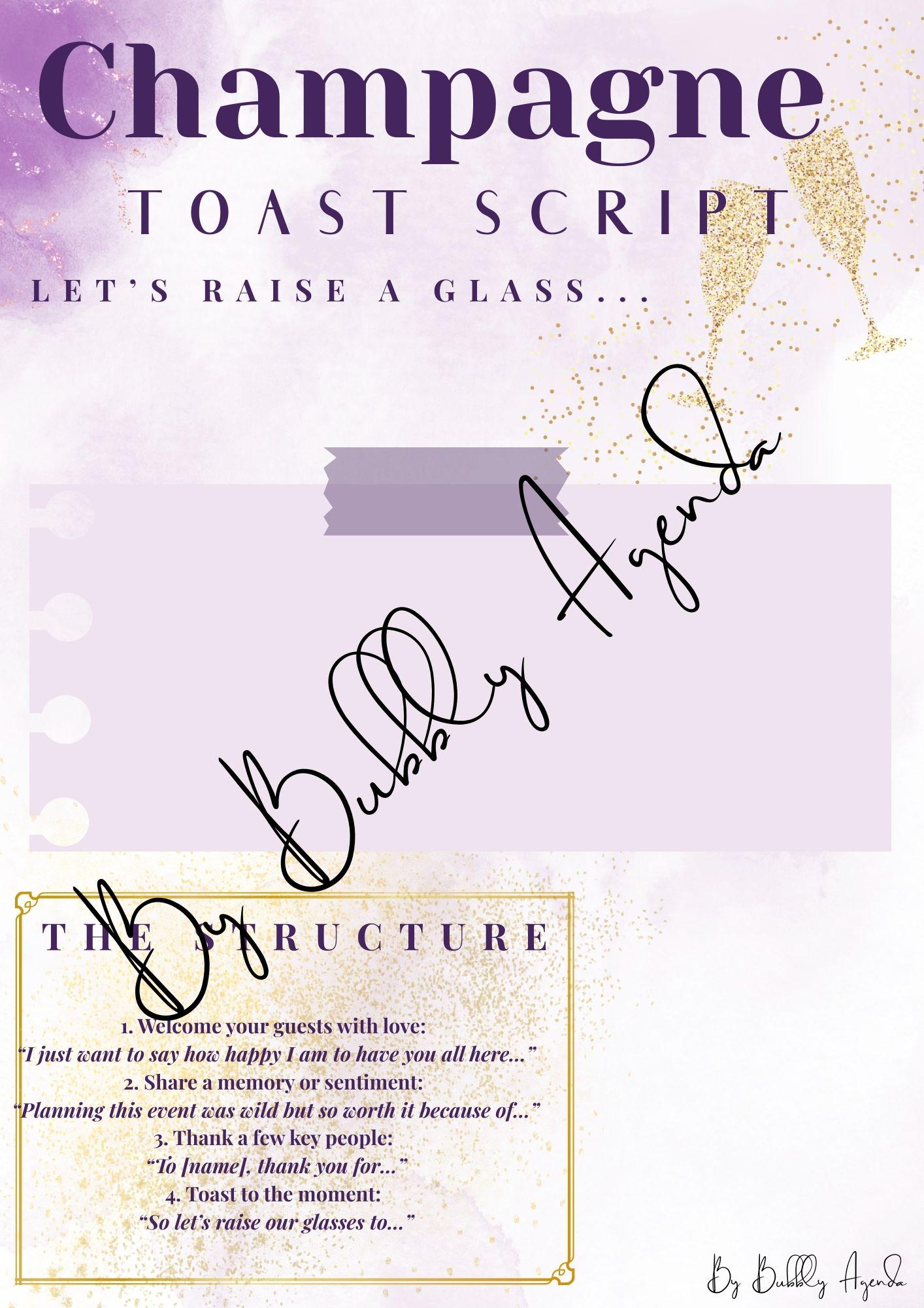 Champagne Lush Party Planner | Printable Boujee Event Organizer ...