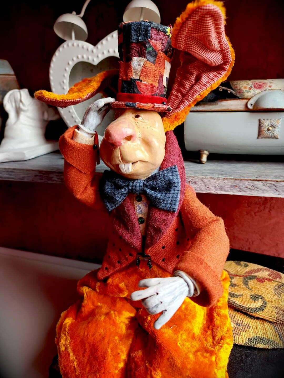 Handmade Clay Art Doll - "riddler" - OOAK Collectible by Tales in Clay ...