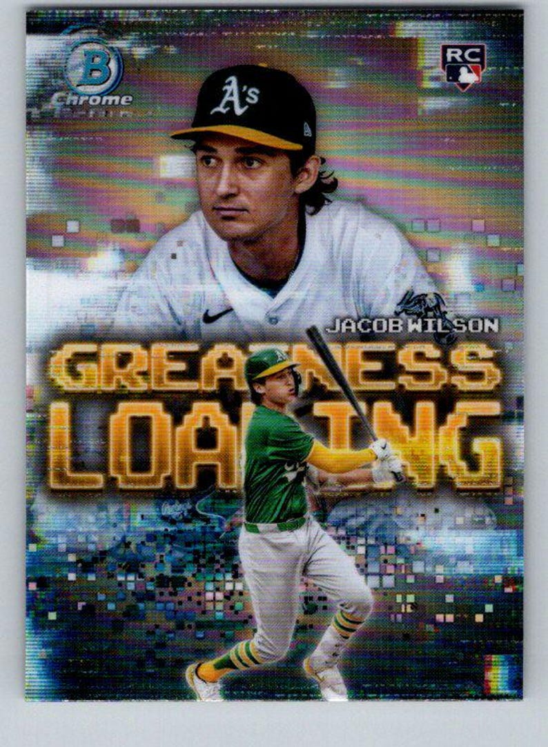 2025 Bowman Chrome Greatness Loading Rookie Card #GL16 Jacob Wilson ...