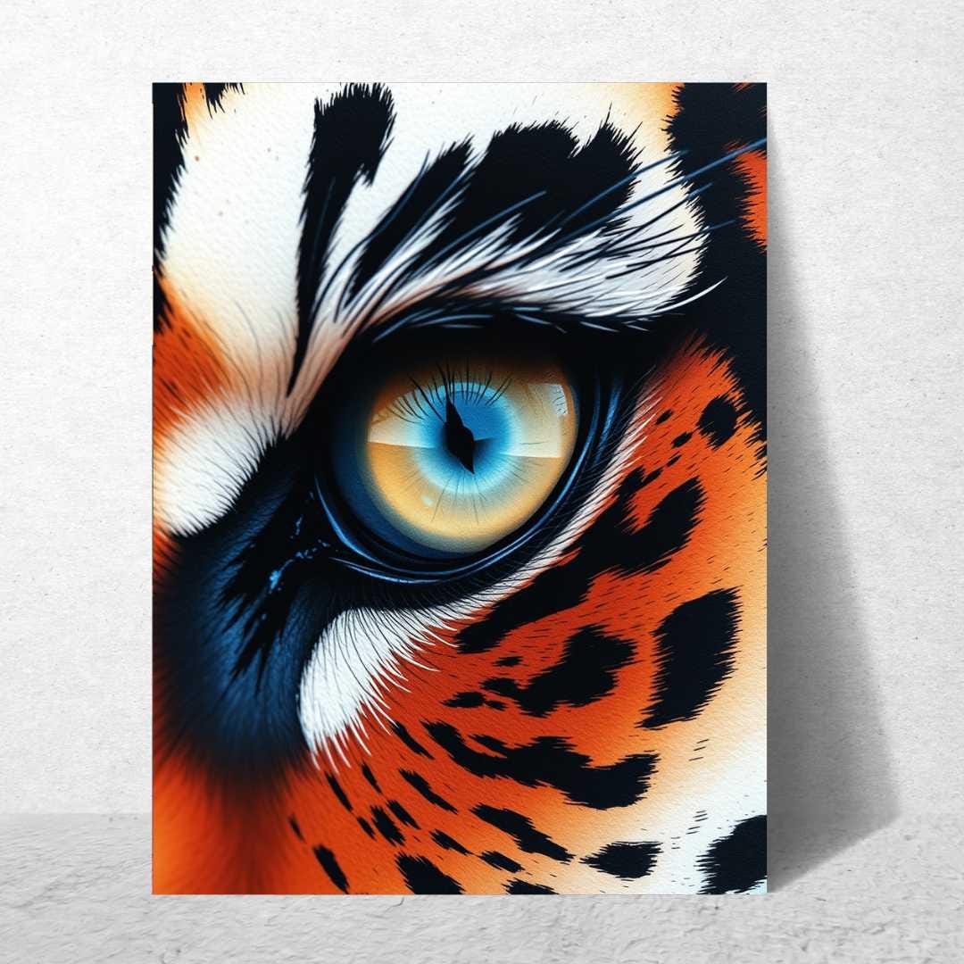 Tiger Marcro A4 Print - Etsy
