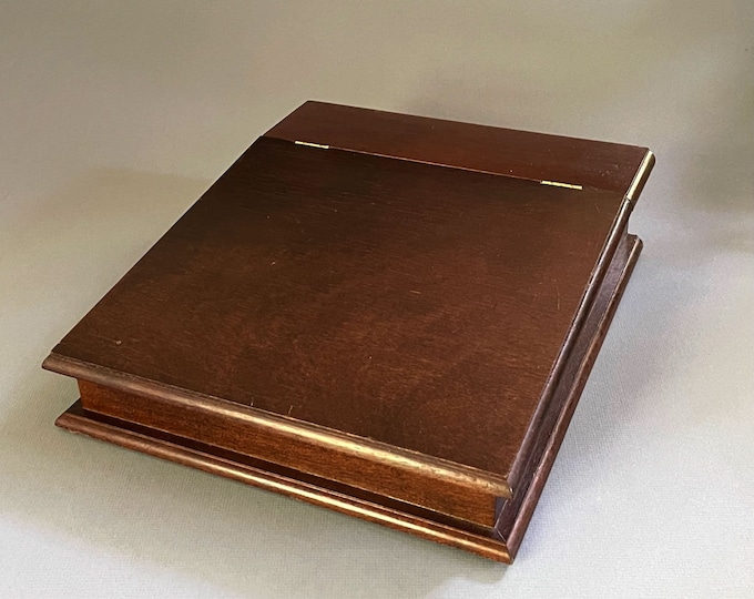 Wood Tabletop Writing Desk / Vintage Lap Desk / Letter Writing - Etsy