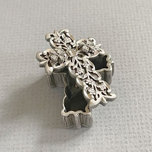 Cross Brooch & Earring Set With Trinket Box Italian Torino Brooch Set ...