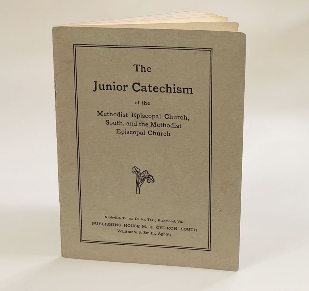 1905 Ephemera the Junior Catechism of the Methodist Episcopal Church ...