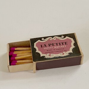 La Petite Miniature Safety Matches Manufactured in Sweden / Vintage ...
