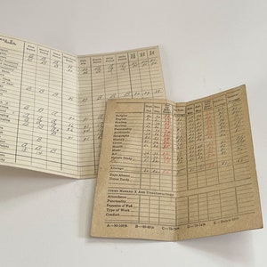 Ephemera Catholic School Report Cards Sunday School Record Promotion ...