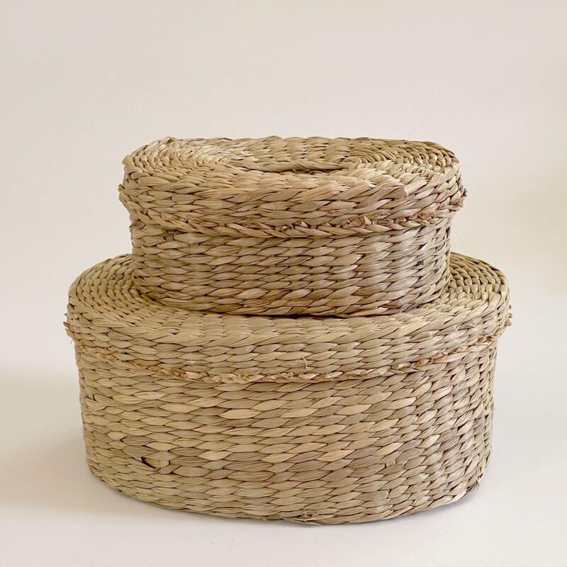 Small Basket With Lid - Etsy