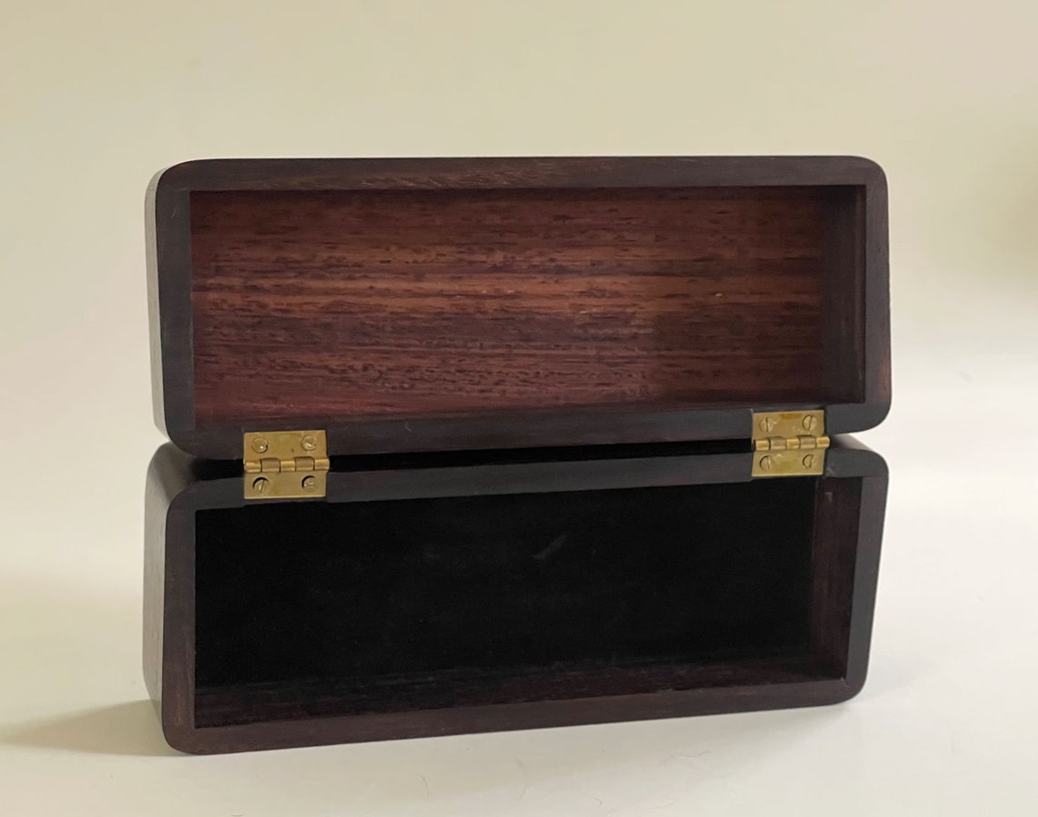 Rosewood Exotic Wood Keepsake Box / David and Kim Okrant / - Etsy