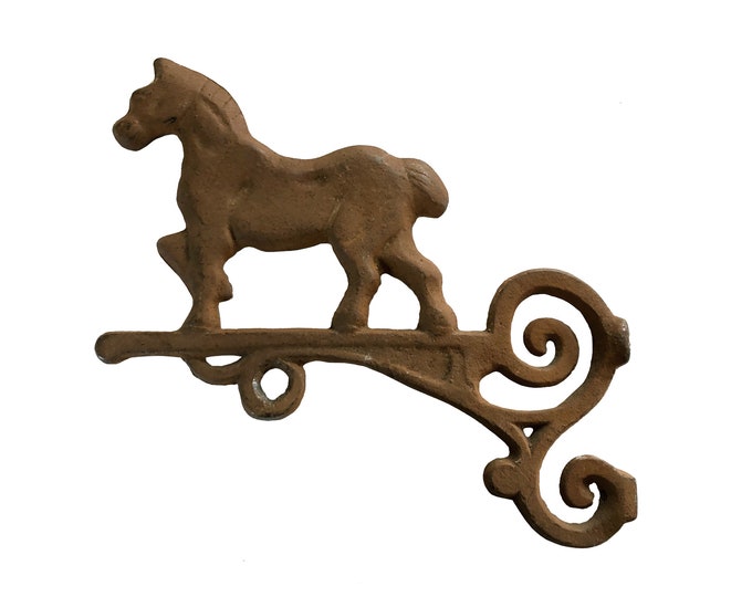Cast Iron Horse Wall Bracket / Vintage Horse Bracket - Etsy