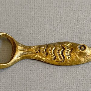 Fish Bottle Opener and Spreader / Buffet Table Utensils / Barware Tools ...