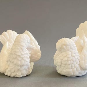 Vintage Alabaster Doves Made in Italy / Pair of Italian Dove Figurines ...